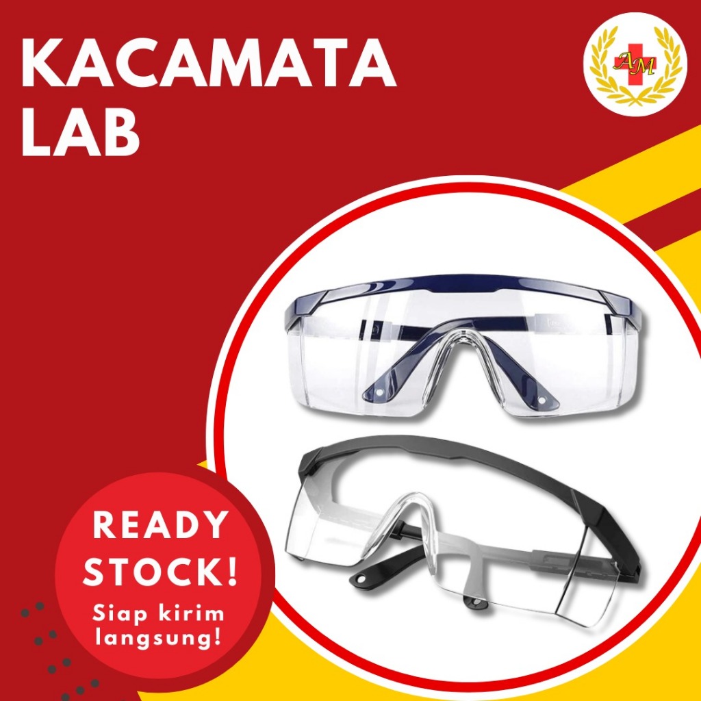 Jual Kacamata Lab (Safety Goggle)/ Kacamata Safety Flaxy | Shopee Indonesia
