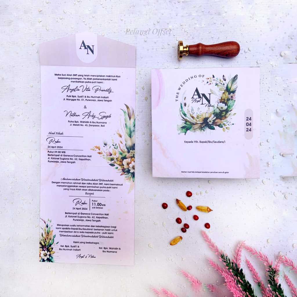 Jual UNDANGAN NIKAH LIPAT 3 | BLANGKO UNDANGAN SEMI AMPLOP | UNDANGAN ...