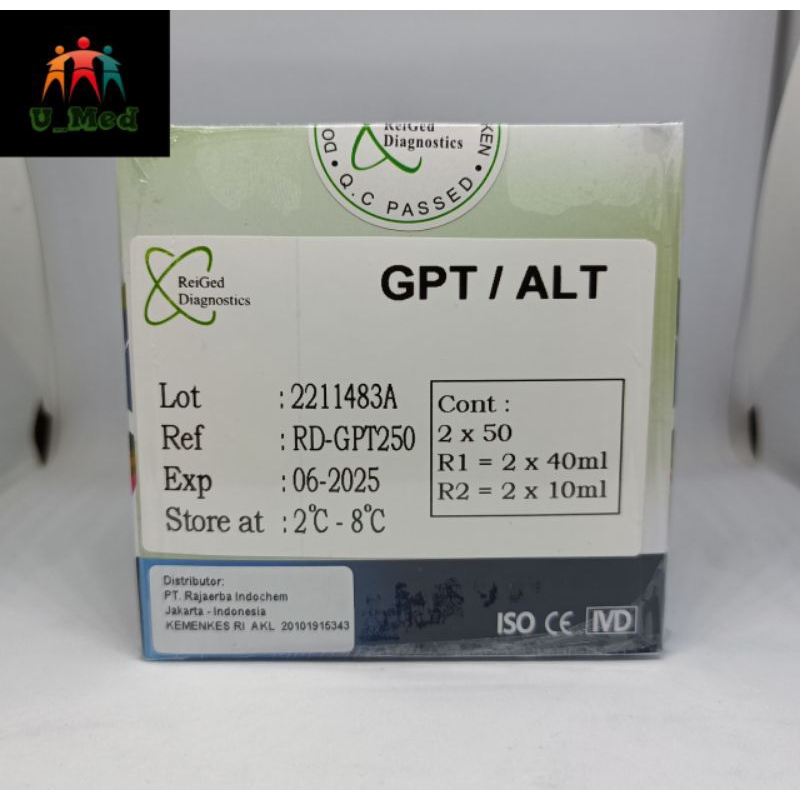 Jual Reagen SGPT Reiged Diagnostics / Reagen GPT - ALT Reiged Diagnostics | Shopee Indonesia
