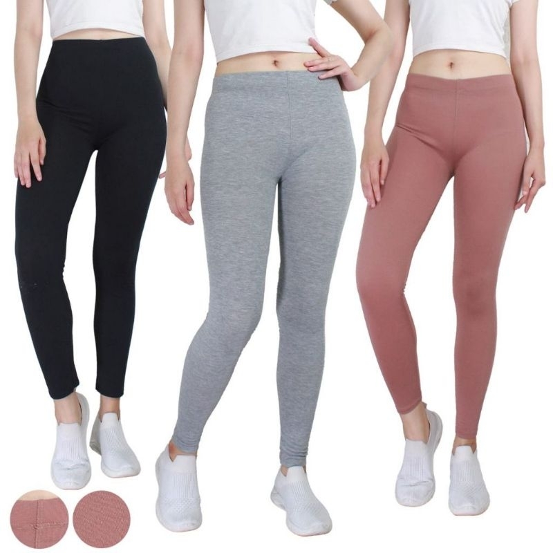 Jual Legging Wanita Panjang Rayon Super Kaos Polos Kualitas Premium ...