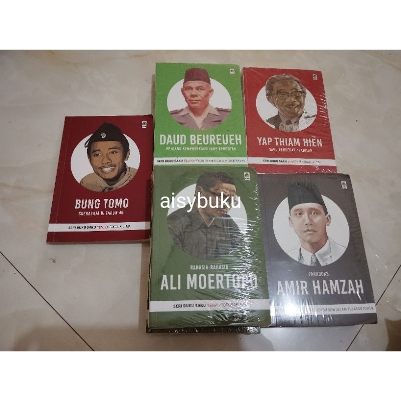 Jual Ori Segel Seri Buku Saku Tempo Ali Moertopo Daud Beureueh Amir Hamzah Shopee Indonesia 