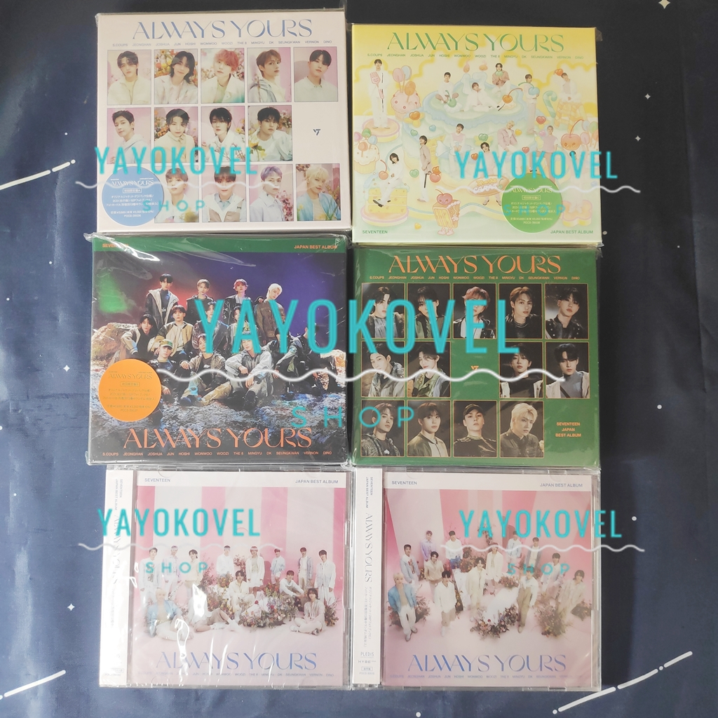 Jual ![READY] SEVENTEEN - ALWAYS YOURS - JAPAN BEST ALBUM | Shopee Indonesia