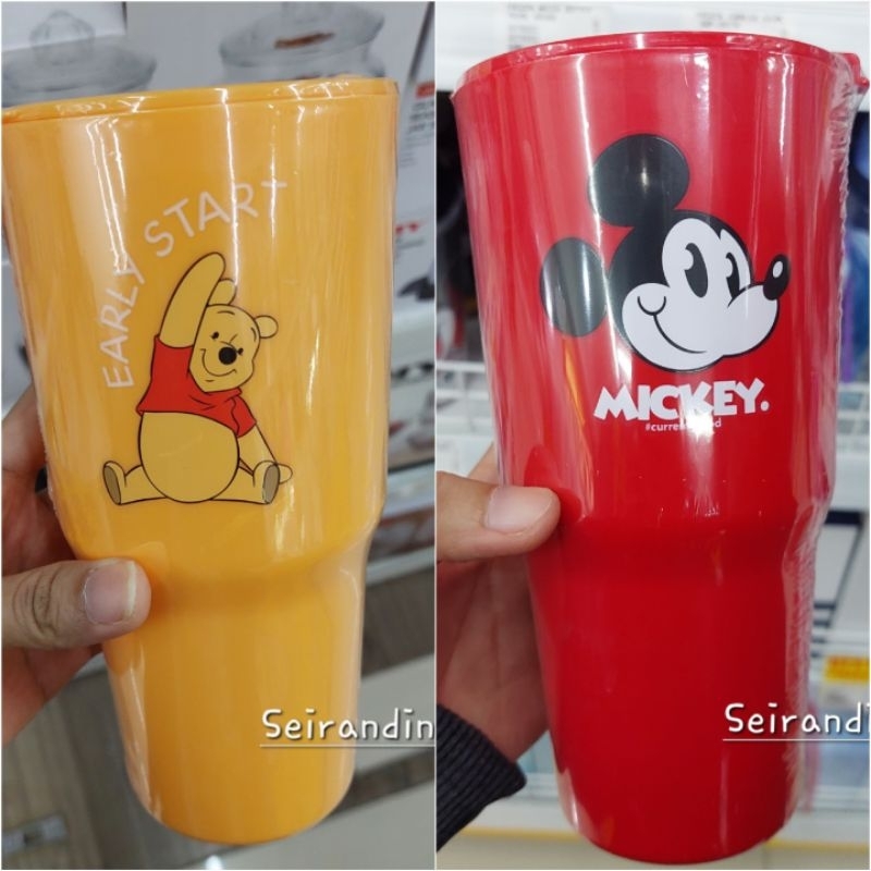 Jual Botol Tumbler Tempat Air Minum Winnie The Pooh Mickey Mouse 800ml ...