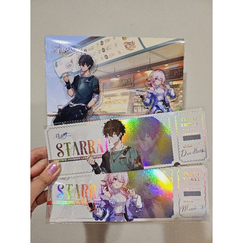 Jual Set Standee dan Ticket Collab Honkai Star Rail | Shopee Indonesia