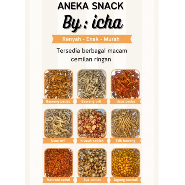 Jual ANEKA SNACK NJAJANBYICHA (TOPLES) | Shopee Indonesia