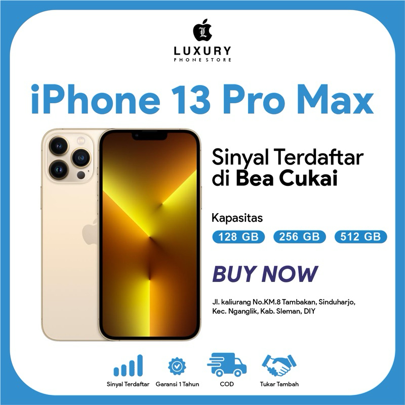 Jual iphone 13 promax 256GB beacukai | Shopee Indonesia