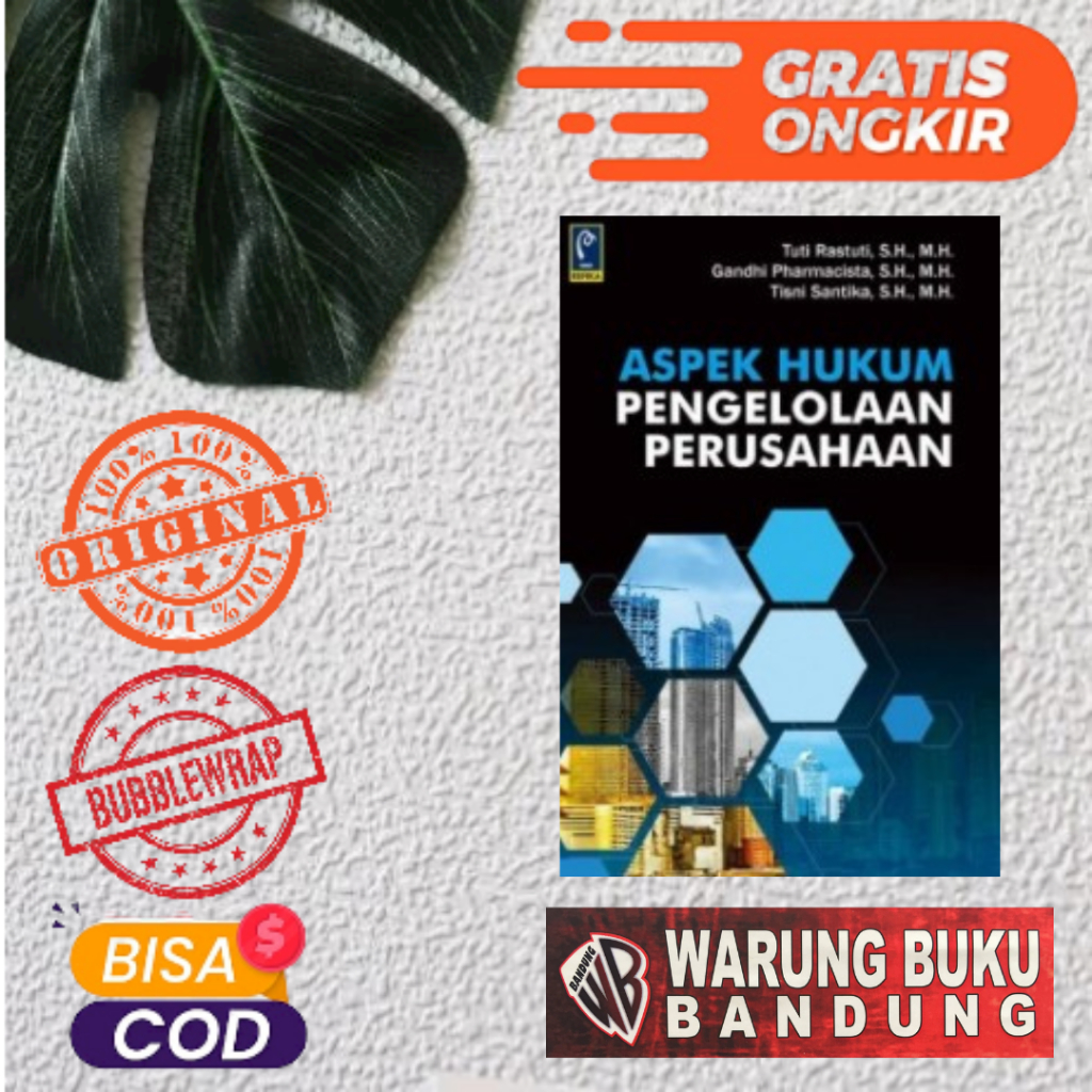 Jual BUKU ASPEK HUKUM PENGELOLAAN PERUSAHAAN - Tuti Rastuti, S.H., M.H. | Shopee Indonesia
