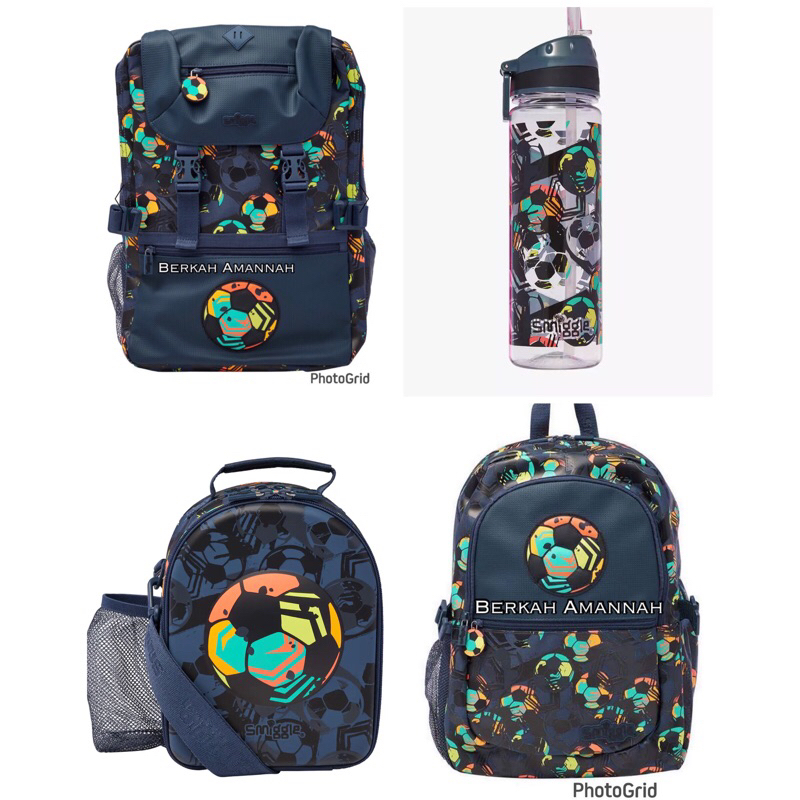 Jual Smiggle Wild Side Soccer Classic Attach Backpack tas smiggle ...