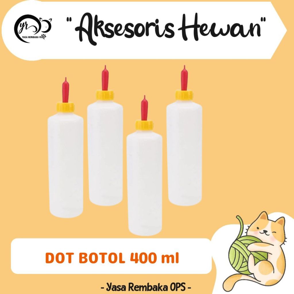 Jual BOTOL DOT 400 ml - Botol Dot Susu Untuk Anak Sapi & Kambing ...