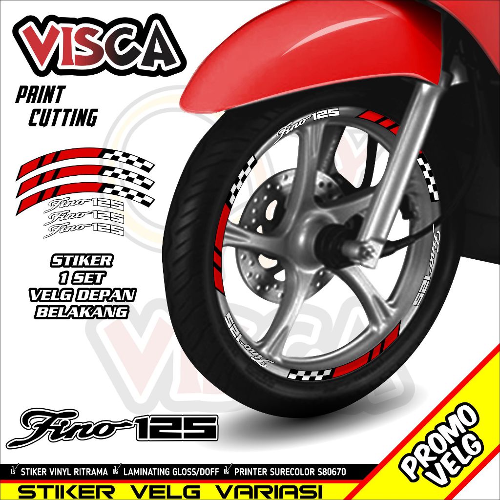 Jual Stiker Velg List Velg Motor Cutting Sticker Velk Fino 125 Variasi ...