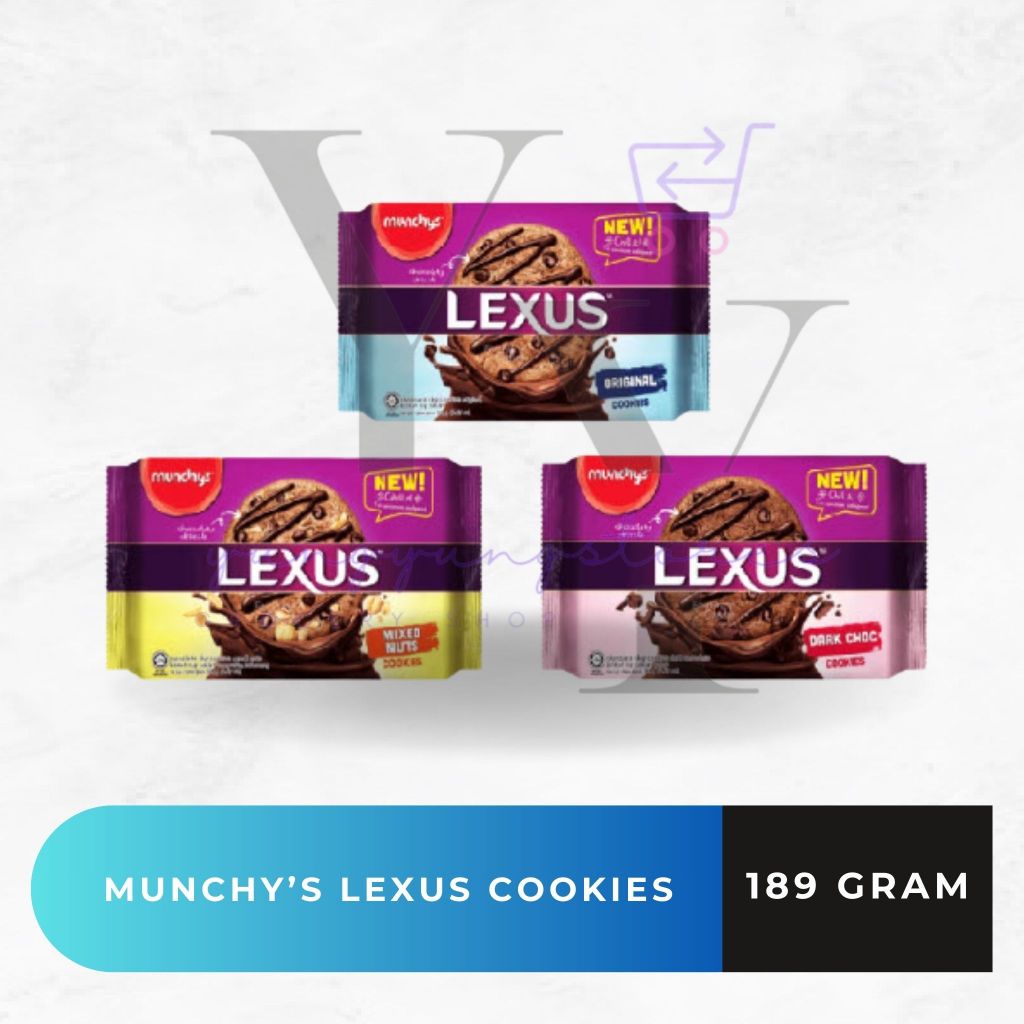 Jual Munchy's Lexus Cookies Original / Mixed Nuts / Dark Choc 189 gram ...