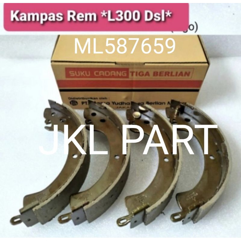 Jual BRAKE SHOE KAMPAS REM BELAKANG MITSUBISHI L300 DIESEL KUDA ...