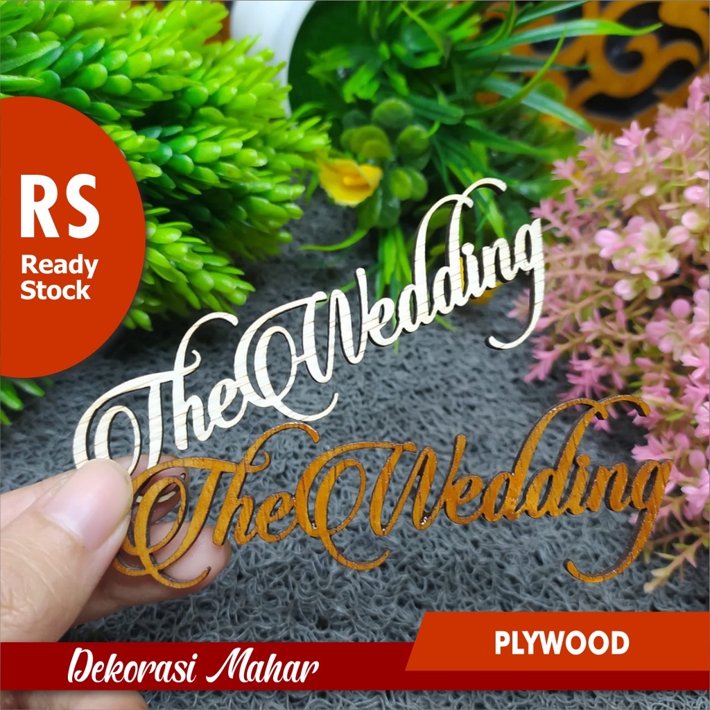 Jual The Wedding Plywood Dekorasi Mahar | Shopee Indonesia