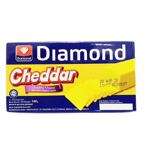 Jual DIAMOND CHEESE CHEDDAR 180 GR | Shopee Indonesia