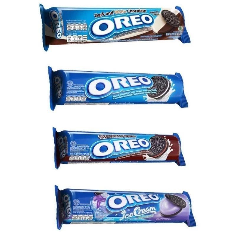 Jual BISKUIT OREO ROLL 123GR ATAU WAFER OREO 140GR( VARIAN RANDOM ...