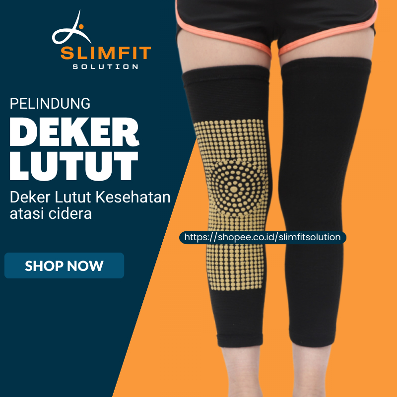 Jual Deker Lutut Terapi Kaki Tourmaline Magnetik Dekker Lutut Volly ...