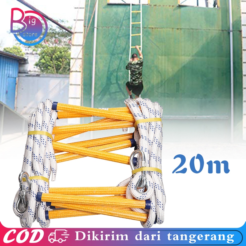Jual Tangga Tali Kapal Panjang 20m Tangga Tali Gantung Tangga Monyet ...