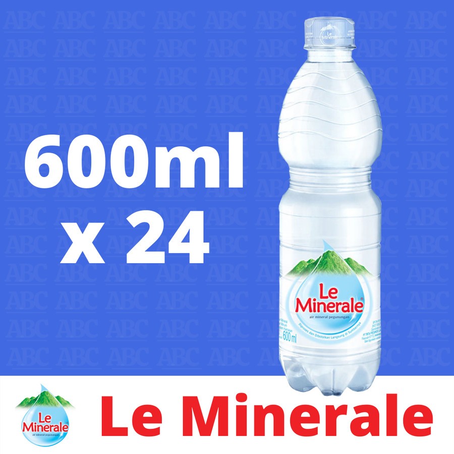 Jual Le Minerale | 600 ml x 24 | Botol Tanggung | Air Minum | Air ...