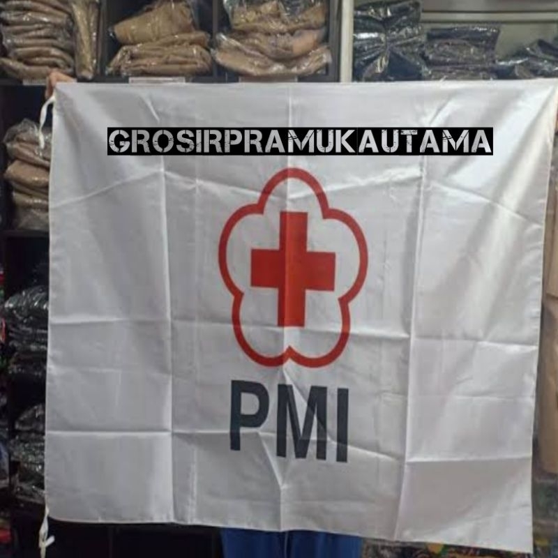 Jual bendera PMI/bendera palang merah Indonesia | Shopee Indonesia