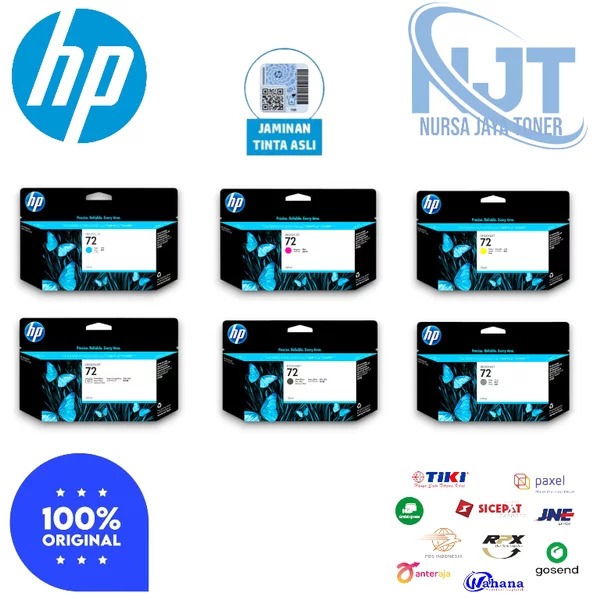 Jual Paket Tinta HP 72 PLOTTER ORIGINAL | Shopee Indonesia