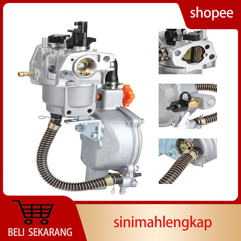 Jual Karburator GX160 LPG NG 168F 170F 3KW 5KW karburator gas cair multi-bahan bakar | Shopee ...