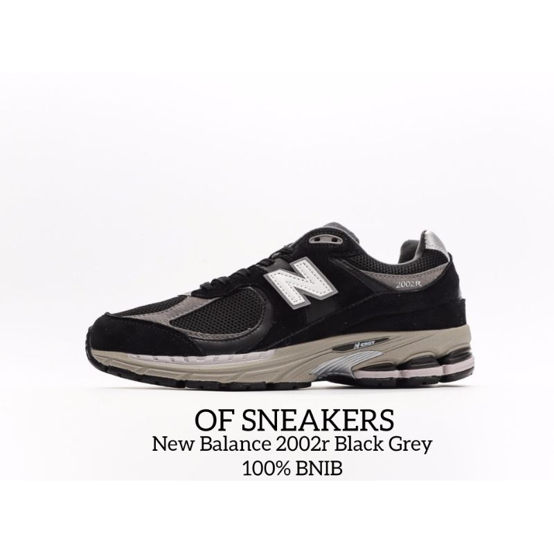 Jual Sepatu New Balance 2002r Black White Grey | Shopee Indonesia