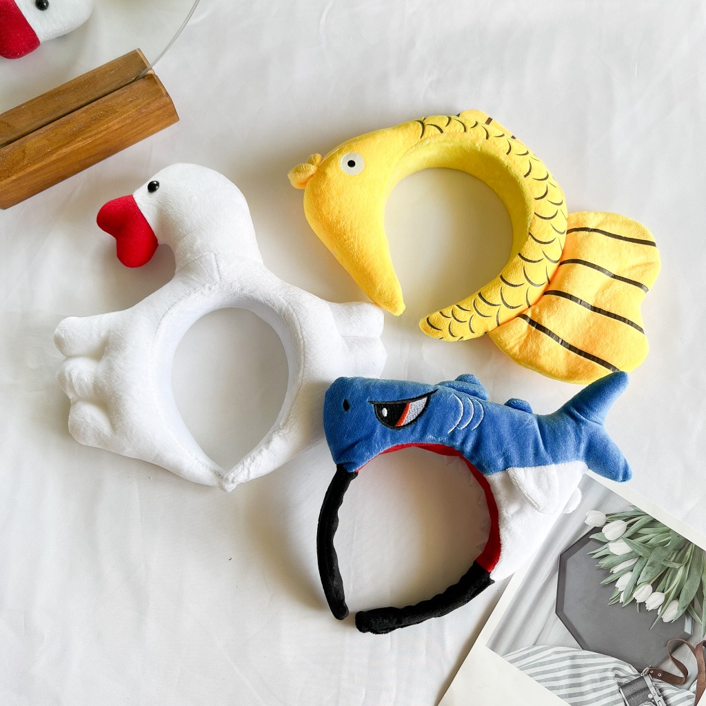 Jual Bando Taiyaki Kue Ikan Baby Shark Hiu Bebek Jepang Headband Korea ...