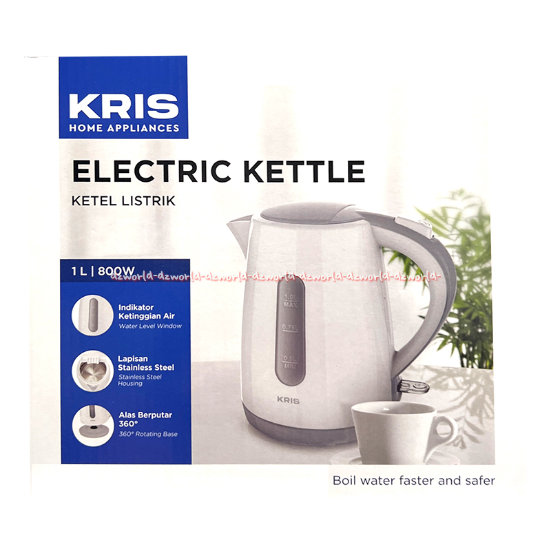 Jual Kris Electric Kettle 1L Ketel Listrik Teko Listrik Pemanas Air ...