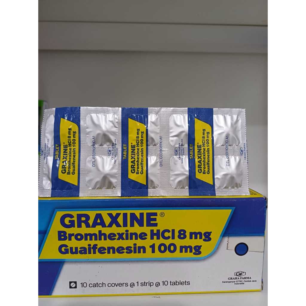 Jual Graxine tablet untuk batuk berdahak | Shopee Indonesia