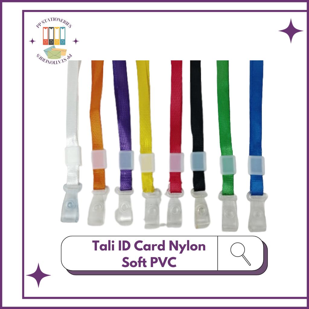 Jual Penpal Tali ID Card / Name Tag Nylon Soft PVC [isi 20pcs] NYLKSFP ...