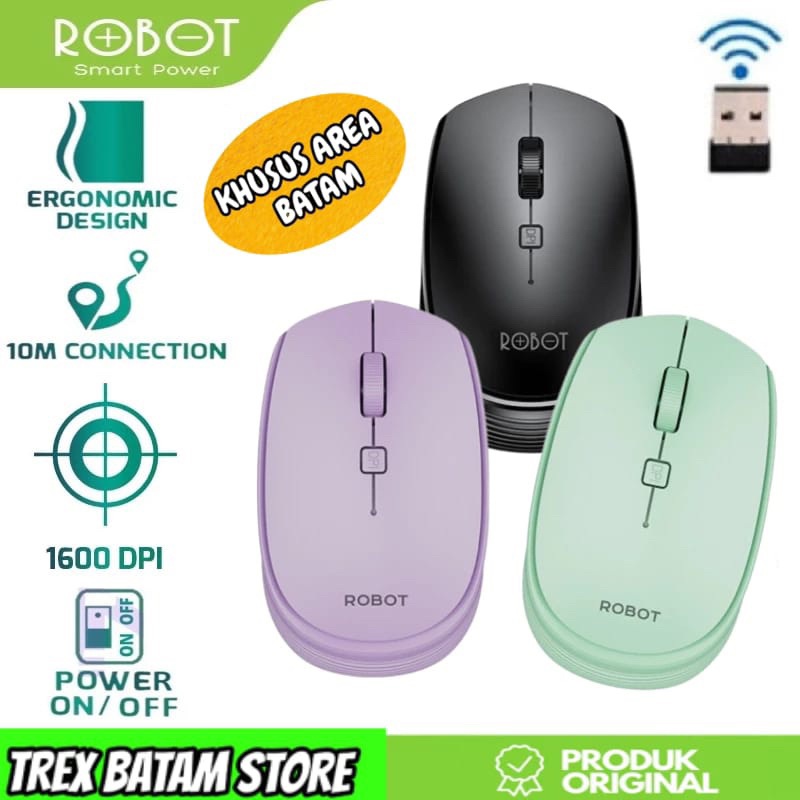 Jual MOUSE WIRELESS ROBOT M205 NEW MACARON GARANSI [ BATAM ] | Shopee ...