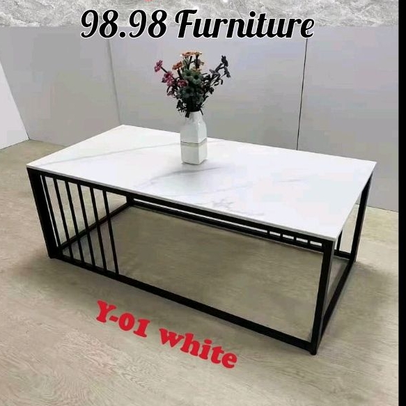 Jual Meja Tamu Top Table Granit - Kaki besi - Meja Tamu Granit anti ...
