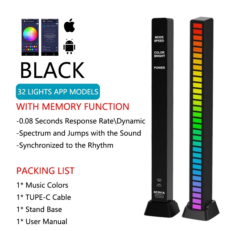 Jual Lampu LED RGB Bar Strip Spectrum Audio Indicator Music Sound ...