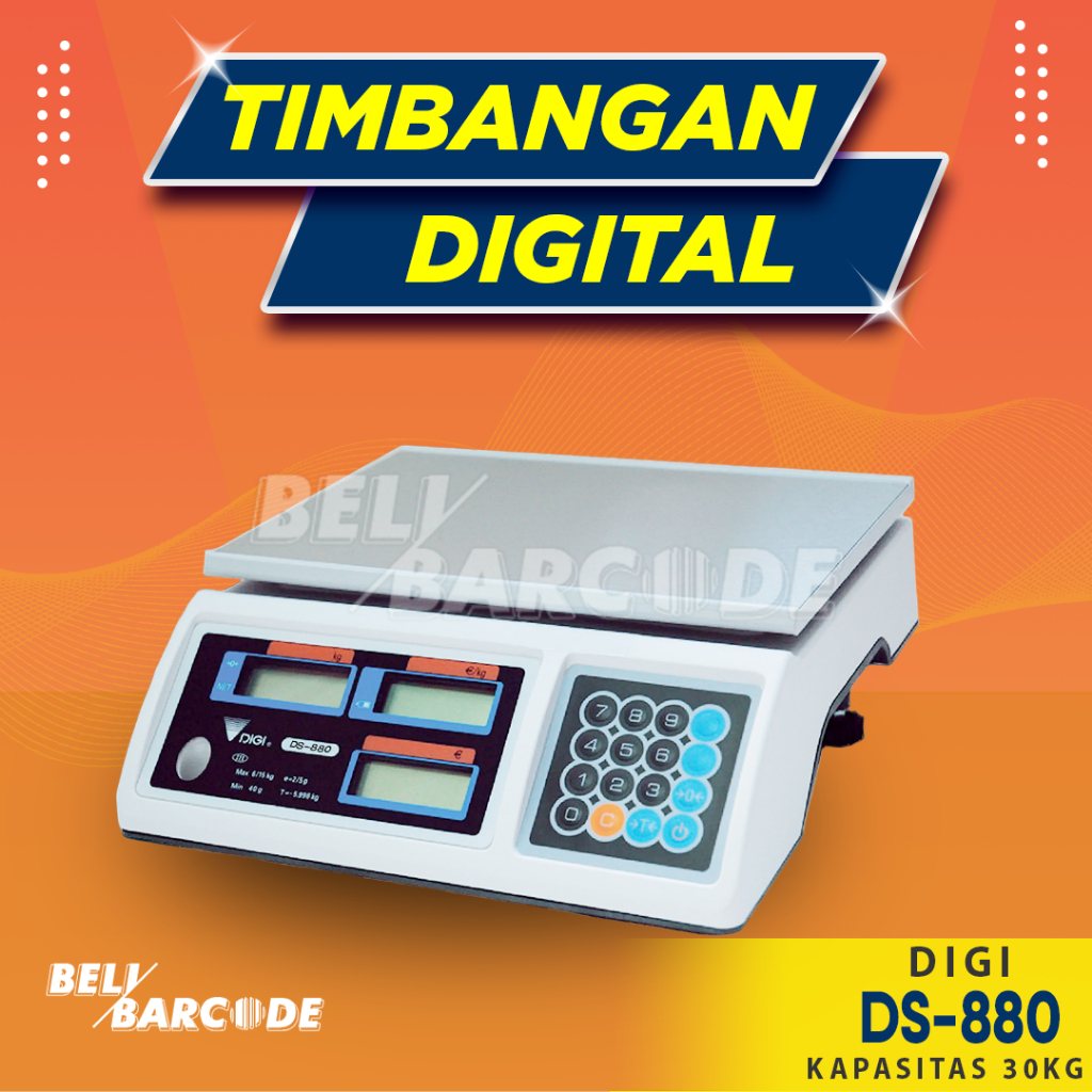 Jual Timbangan Dapur Digital 30kg Digi DS880 Timbang Buah Daging 30 kg | Shopee Indonesia