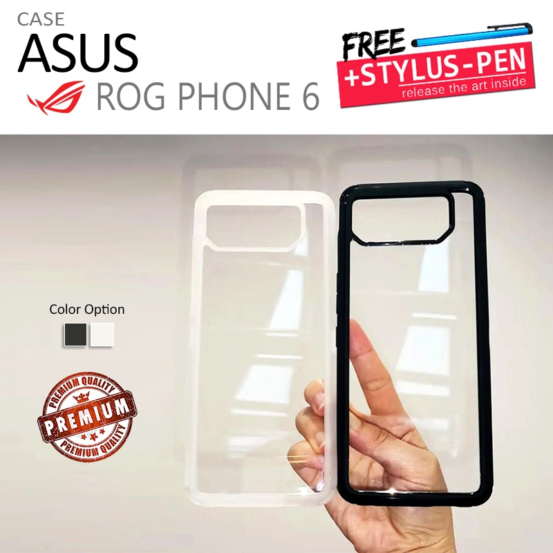 Jual Asus ROG Phone 6 - Transparent Acrylic Soft Case Hard Cover ...