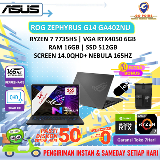 Jual ASUS ROG ANIMATRIX G14 NEBULA DISPLAY RYZEN 7 7735HS RTX4050 RAM ...
