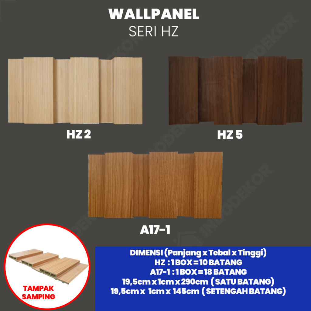 Jual Wood Panel WPC / Wall Panel PVC / Woodpanel Wallpanel Kisi Kisi ...