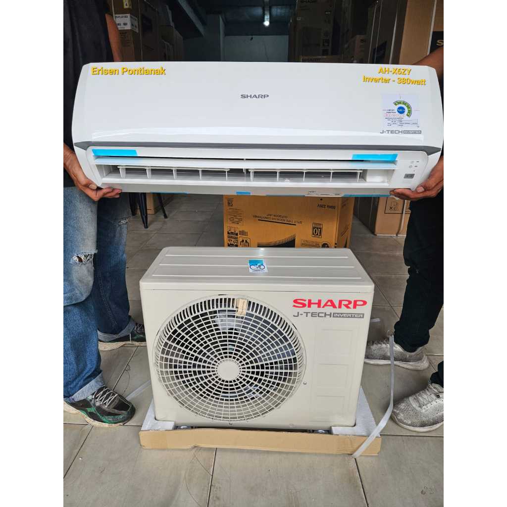 Jual SHARP AC 1/2 PK INVERTER AH-X6ZY (UNIT ONLY) | Shopee Indonesia