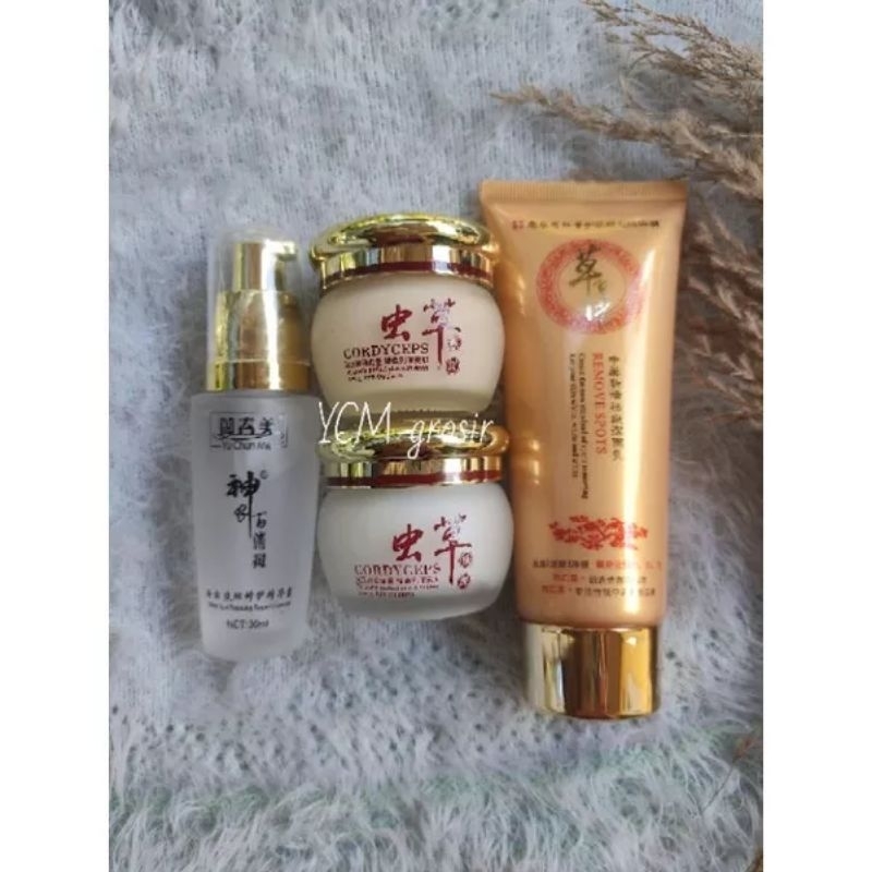 Jual YU CHUN MEI Cordyceps, GANODERMA Herbal Cream Import ORIGINAL 100% ...