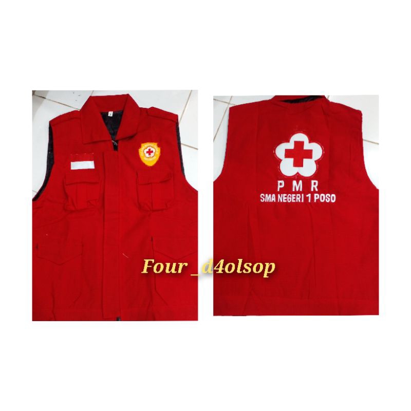 Jual rompi PMR custom nama sekolah | Shopee Indonesia