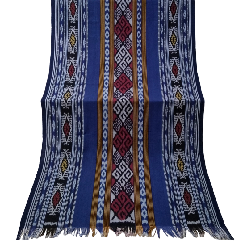 Jual RJT Kain Tenun Ikat Blanket Etnik Tenun Troso Jepara Warna Biru Navy | Shopee Indonesia