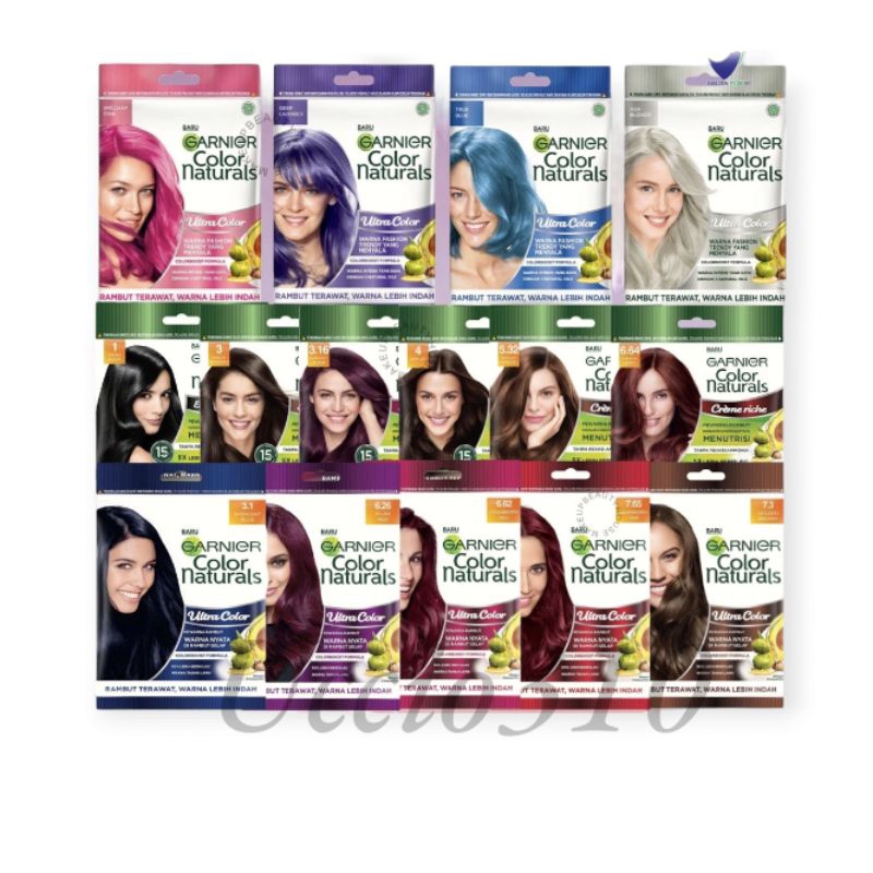 Jual Garnier Color Natural Sachet | Garnier Hair Color | Garnier ...