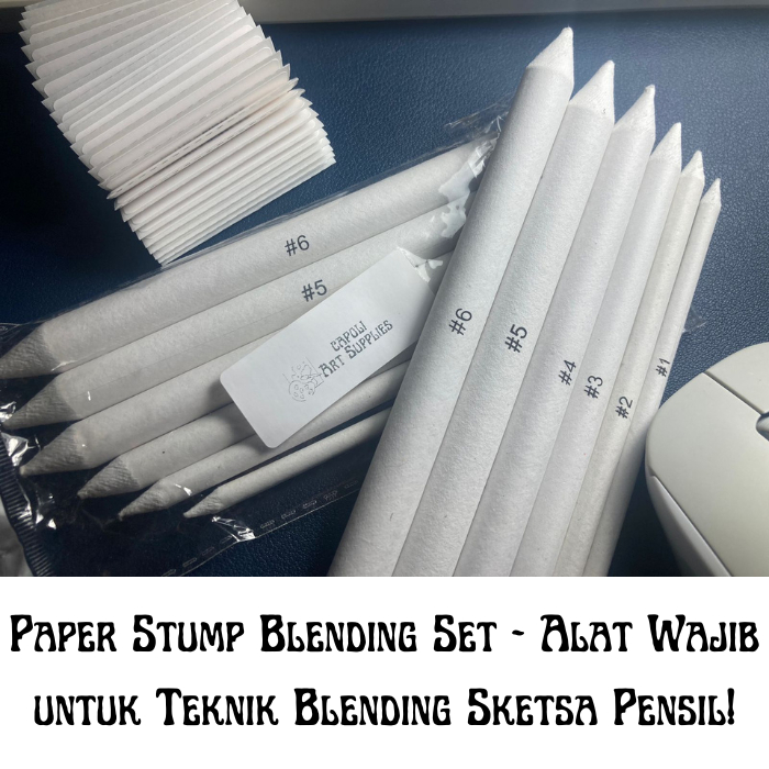 Jual Paper Stump Blending 6pcs - Dusel Alat Wajib Teknik Blending ...