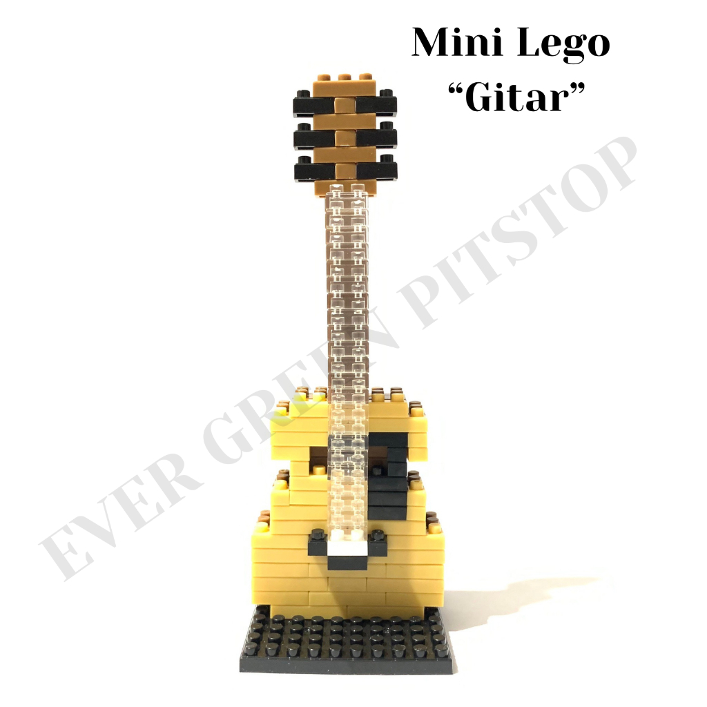 Jual MINI LEGO Gitar Classic Mainan Anak Mini Block / Balok Lucu ...