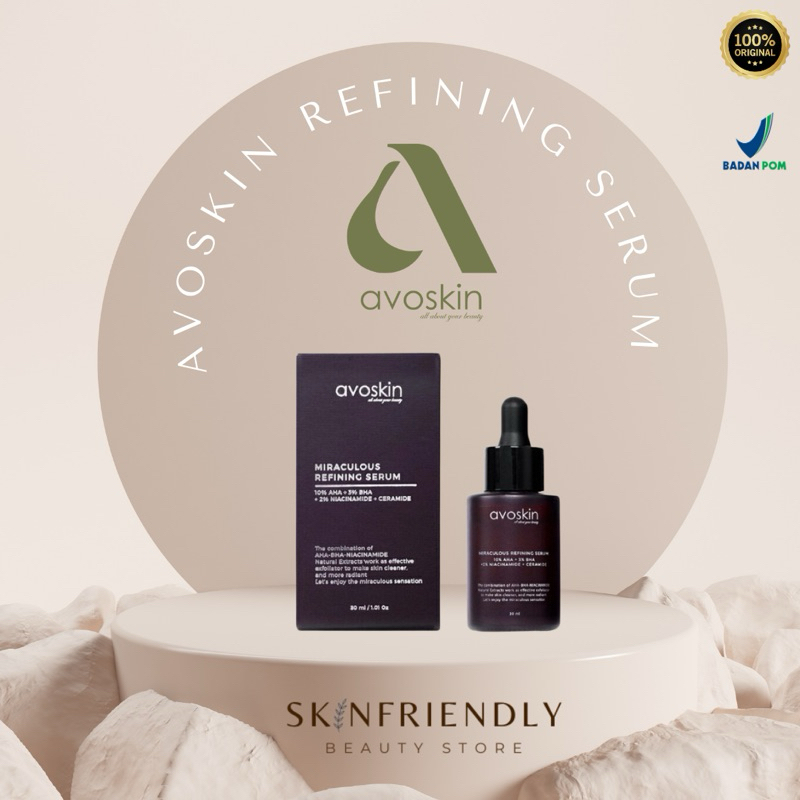 Jual [READY] Avoskin Miraculous Refining Serum 30ml BPOM Regenerasi ...