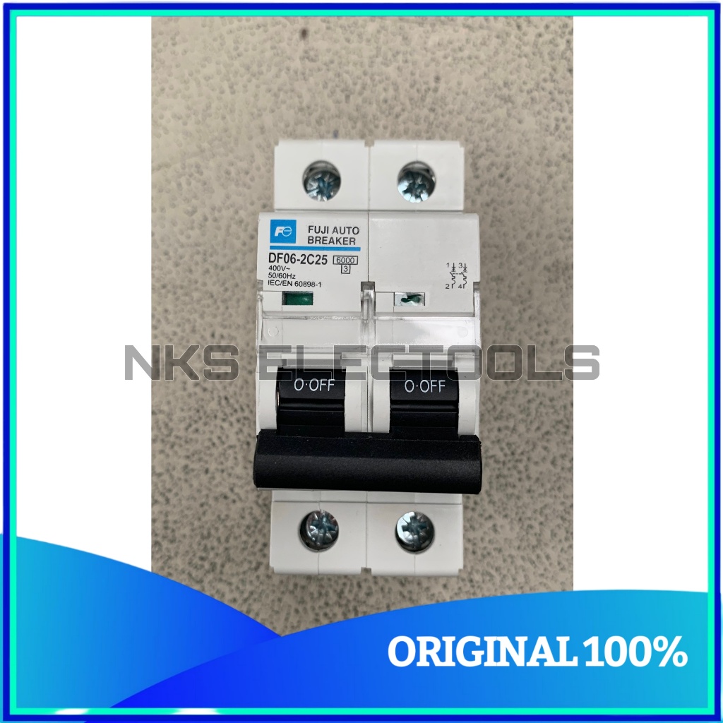 Jual MCB FUJI 1A 2A 3A 4A 6A 10A 16A 20A 25A 32A 40A 50A 63A Ampere 2P ...