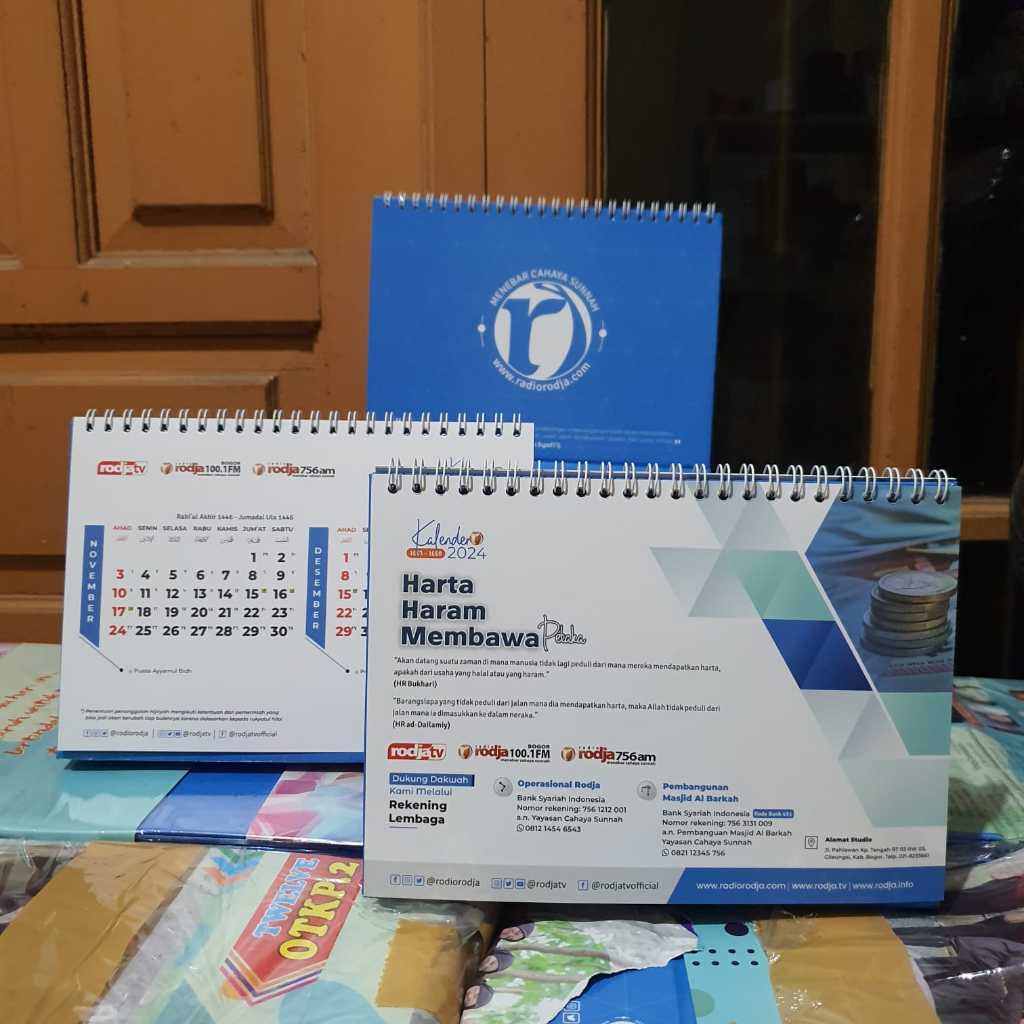 Jual KALENDER MEJA RODJA MASEHI PLUS HIJRIYAH 2024 M ( 1445 - 1446 H) | Shopee Indonesia