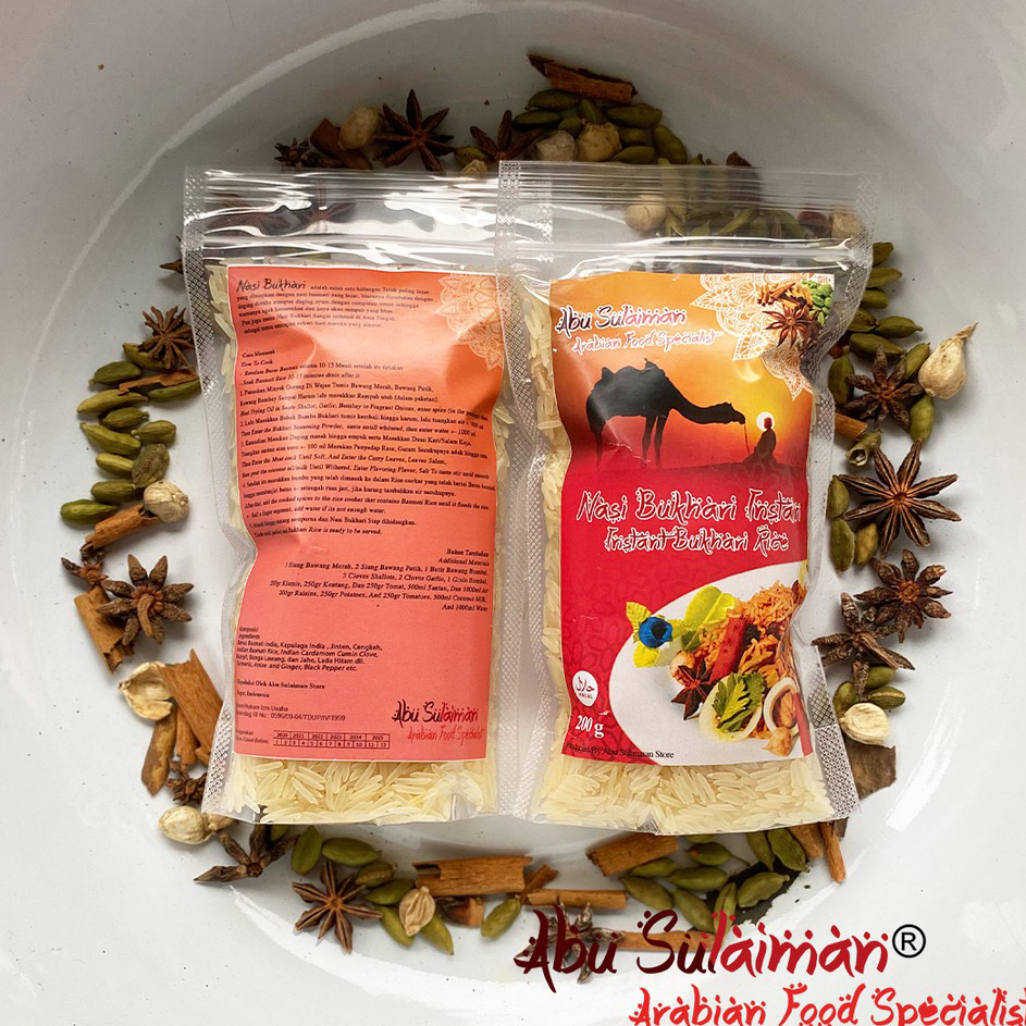 Jual Kirim Sekarang Beras Basmati 200 gr Plus Bumbu Nasi Kebuli Mandhi ...