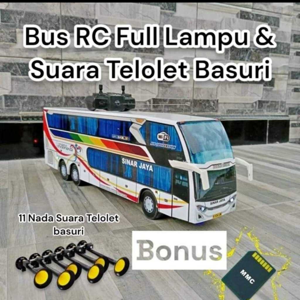 Jual Bus Tolelet Basuri full lampu ada 11 Nada | Shopee Indonesia