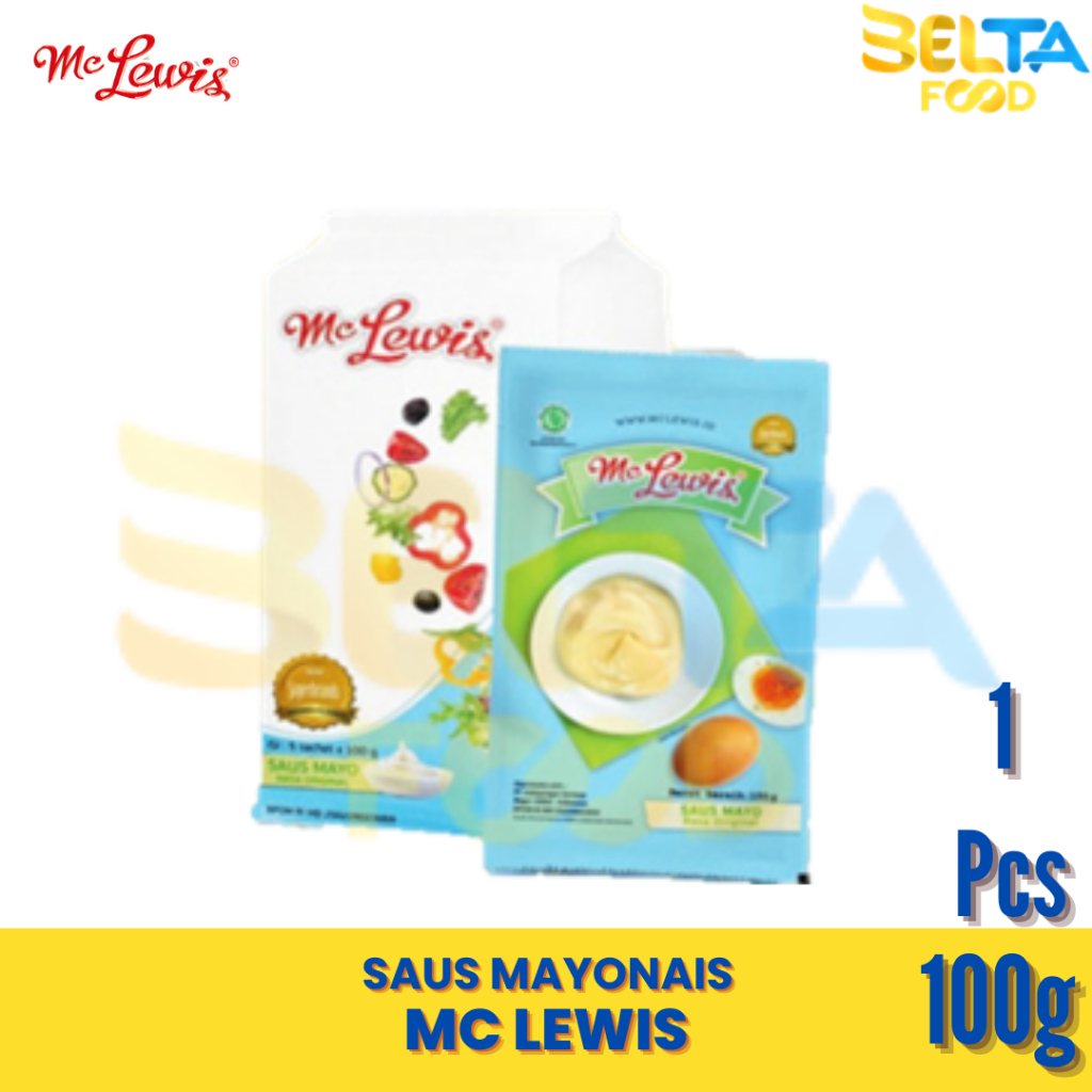 Jual Mc Lewis Mayonaise Sachet 100g Mayo Original | Shopee Indonesia
